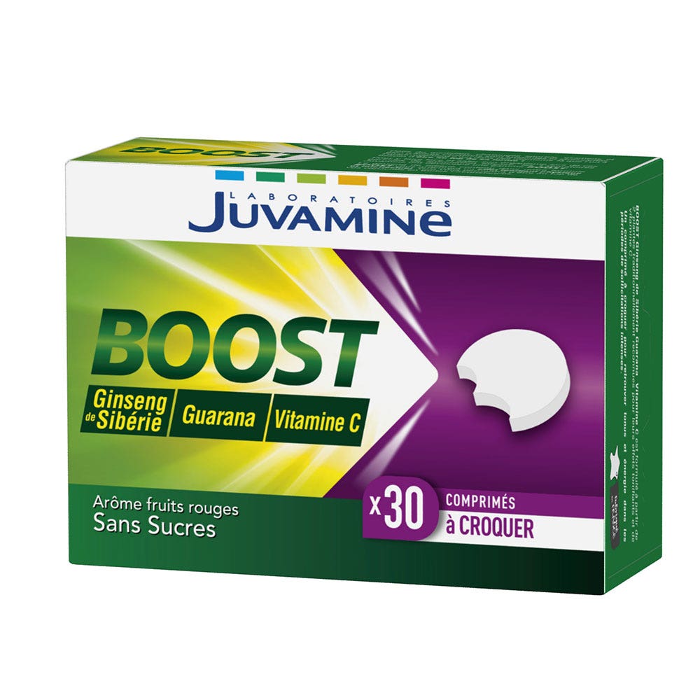 Juvamine Vitamin C & Ginseng & Guarana X 30 Tablets - Easypara