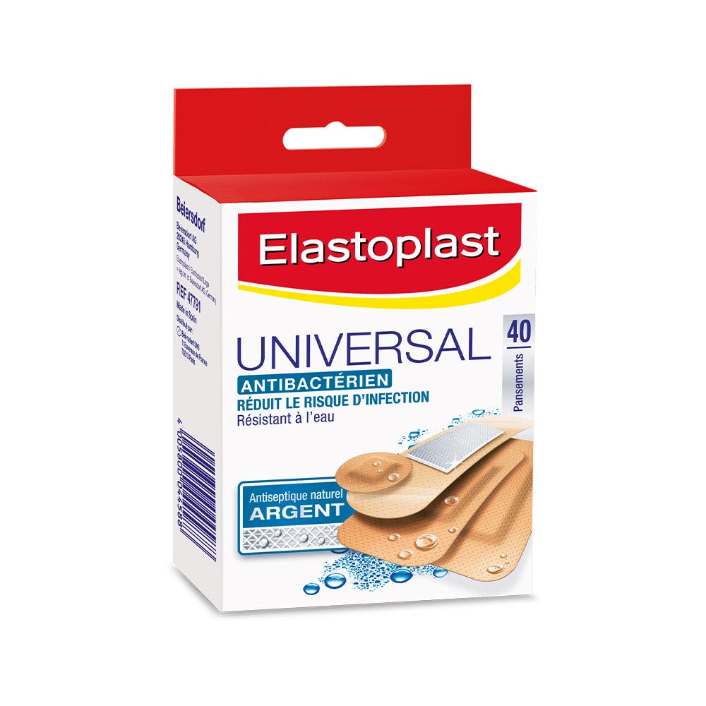 Elastoplast Universal Antibacterial Plasters X40 - Easypara
