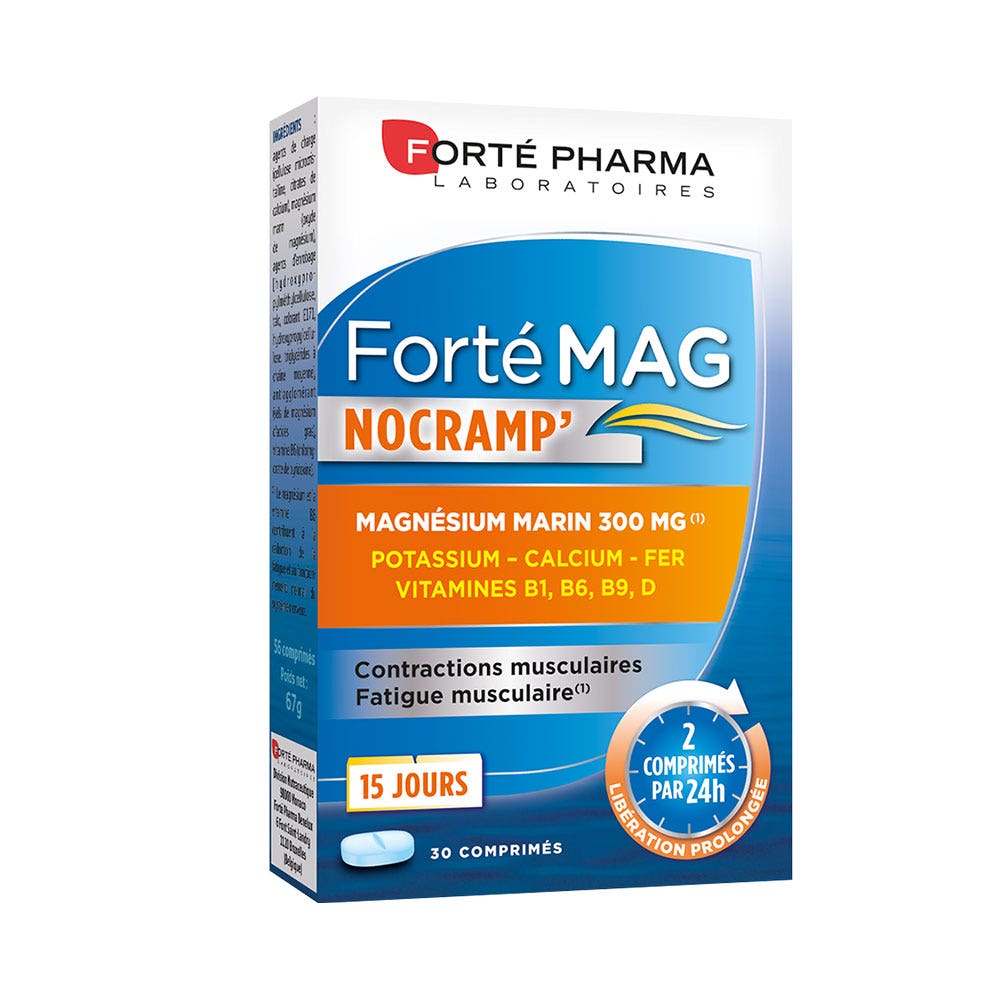 Forté Pharma Forte Mag Nocramp' Muscular Contractions 30 tablets - Easypara