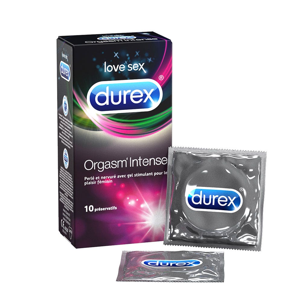 Durex Orgasm'Intense Condoms x10 - Easypara