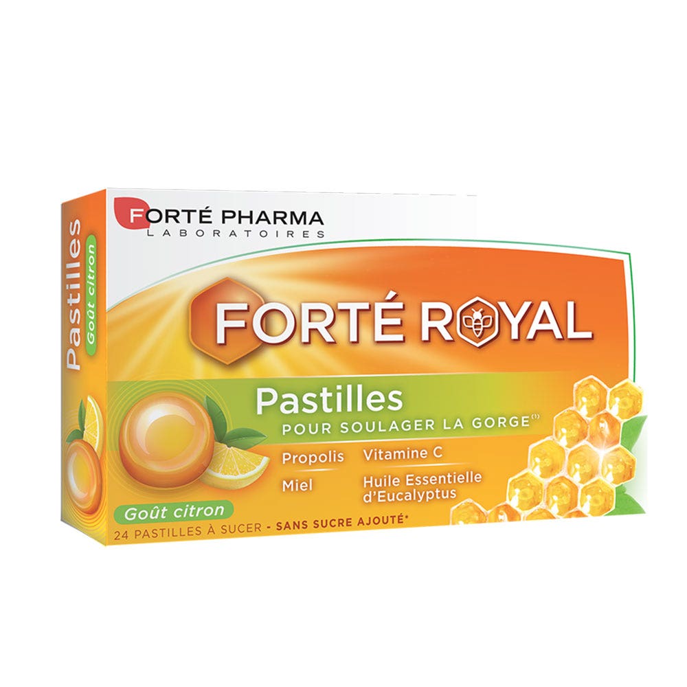 Forté Pharma Forté Royal Lemon Pastilles x24 - Easypara