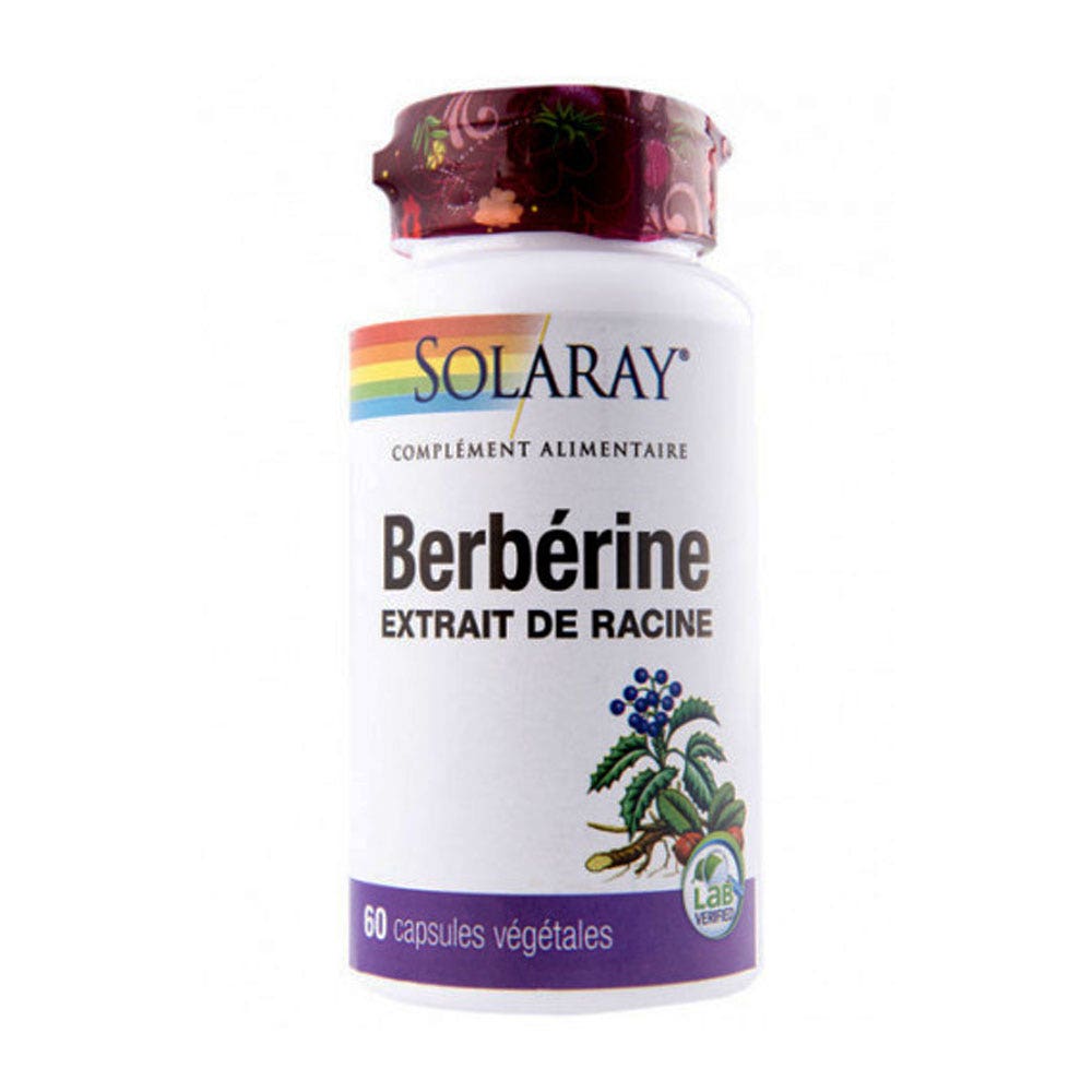 Solaray Berberine 60 Capsules Root Extract - Easypara