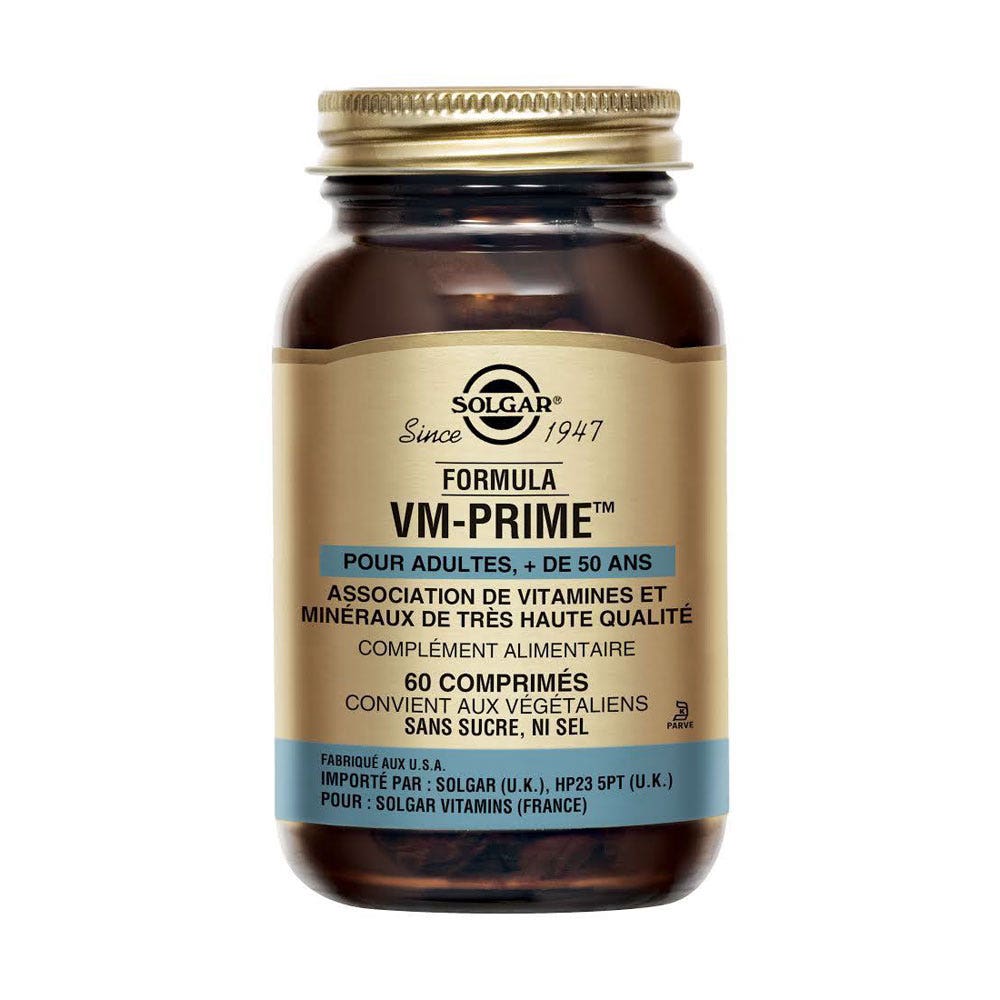 Solgar Formula Vm-Prime Age 50+ Vitalité Multivitamines 60 tablets ...