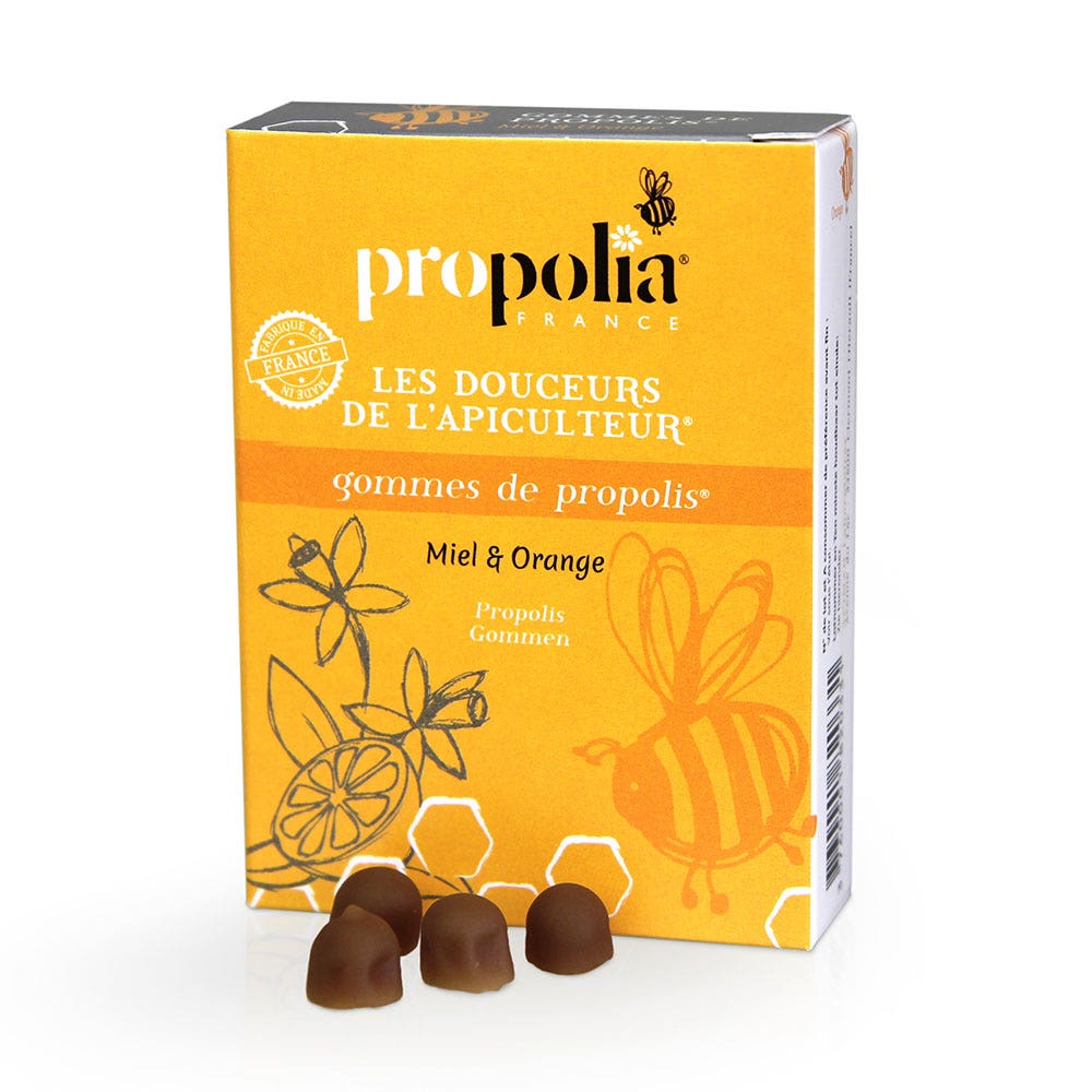 Propolia Propolis Gums Honey And Orange 45g - Easypara