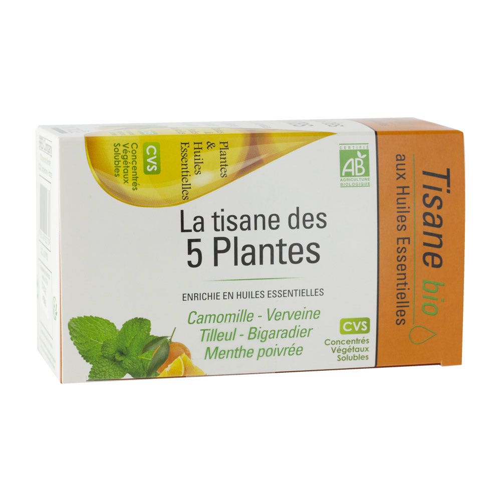 Nutrigée Herbal Tea of 5 Bioes X20 - Easypara