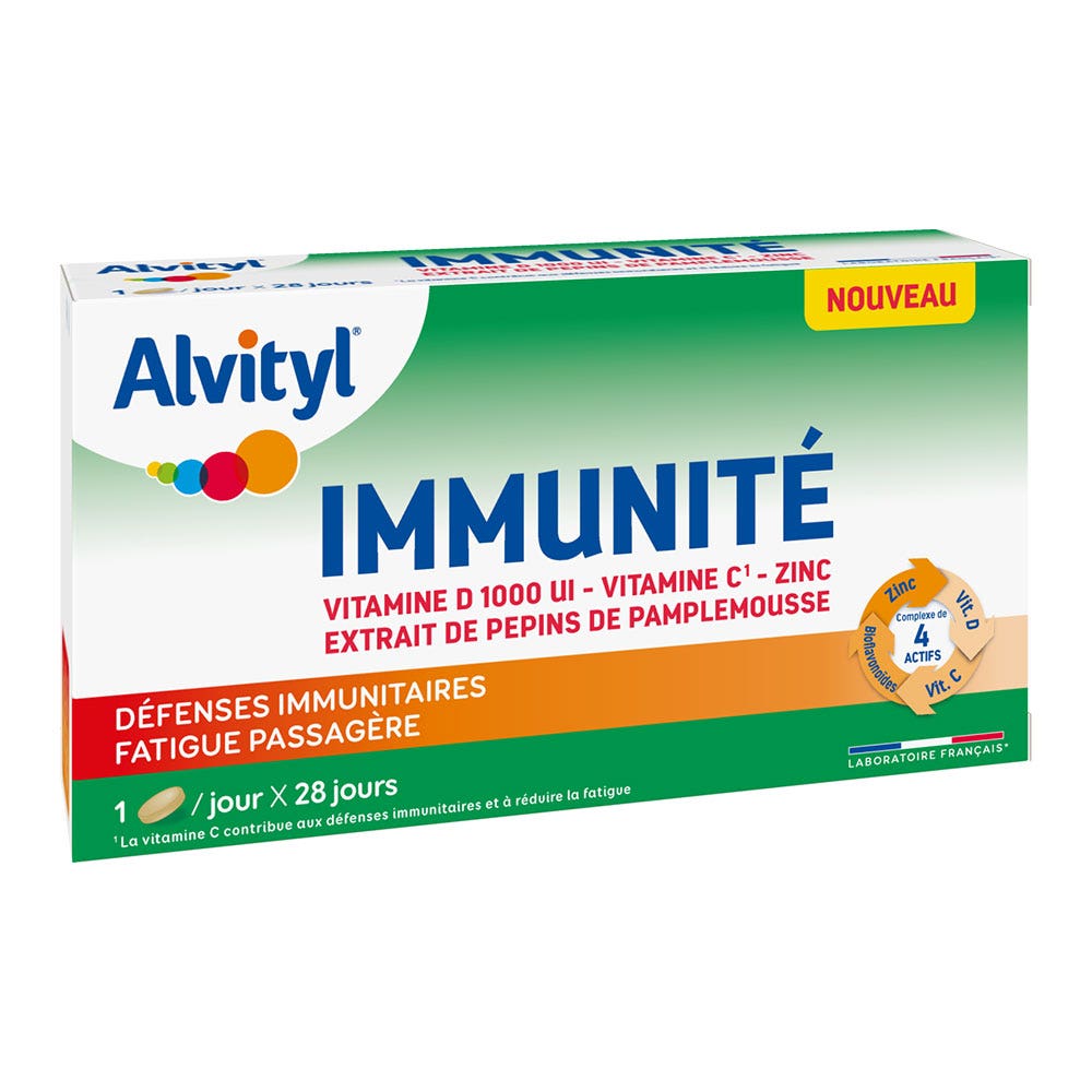 Alvityl Immunity - Vitamins D,C, Zinc, grapefruit seed extract 28 ...