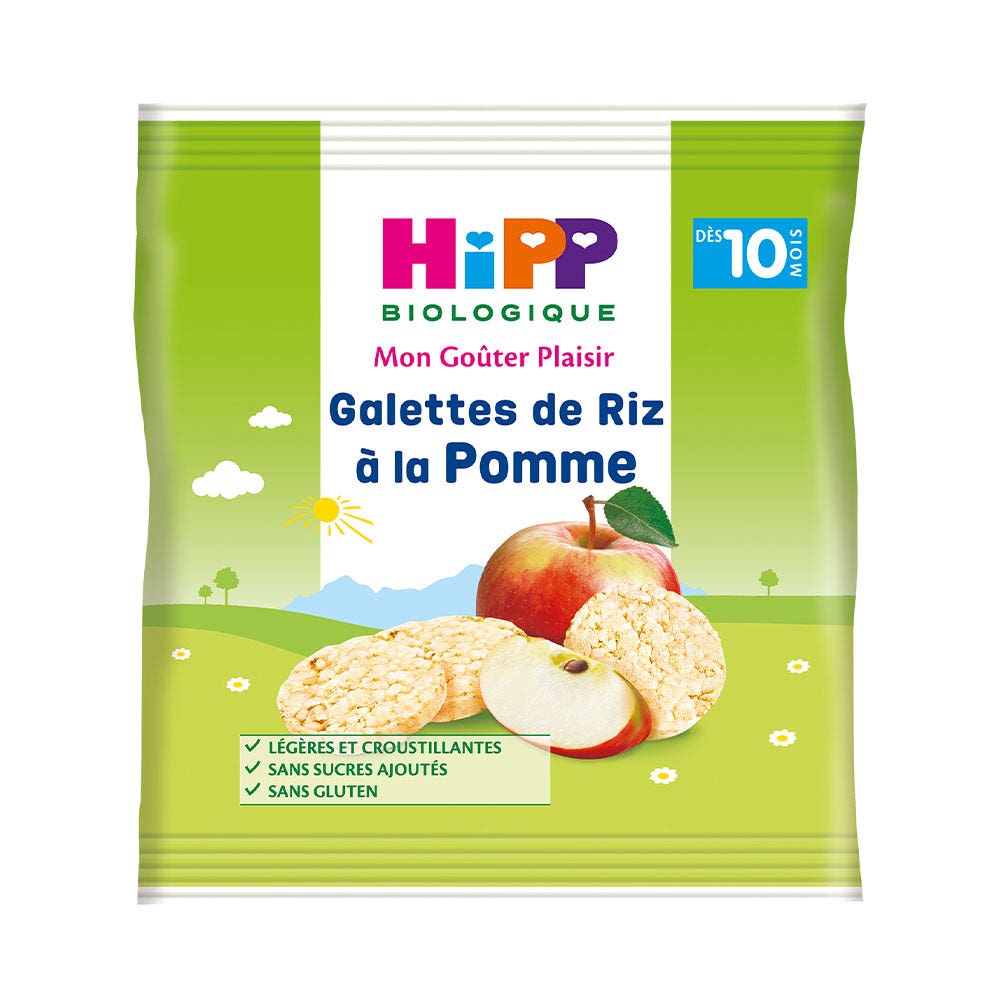 Hipp Rice Biscuit With Apple From 10 Months 30g - Easypara
