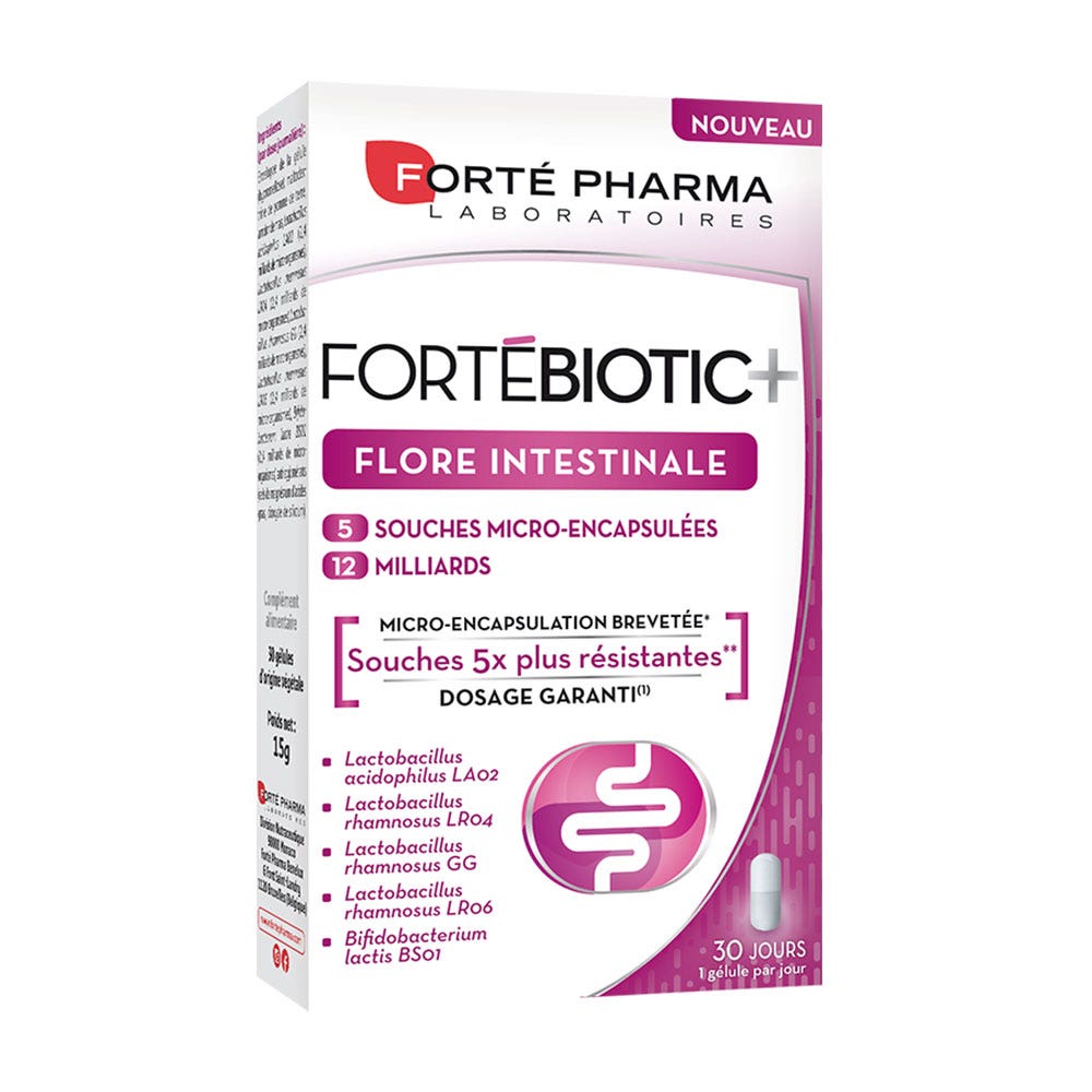 Forté Pharma Forté Biotic Fortebiotic+ Intestinal Flora 30 capsules ...