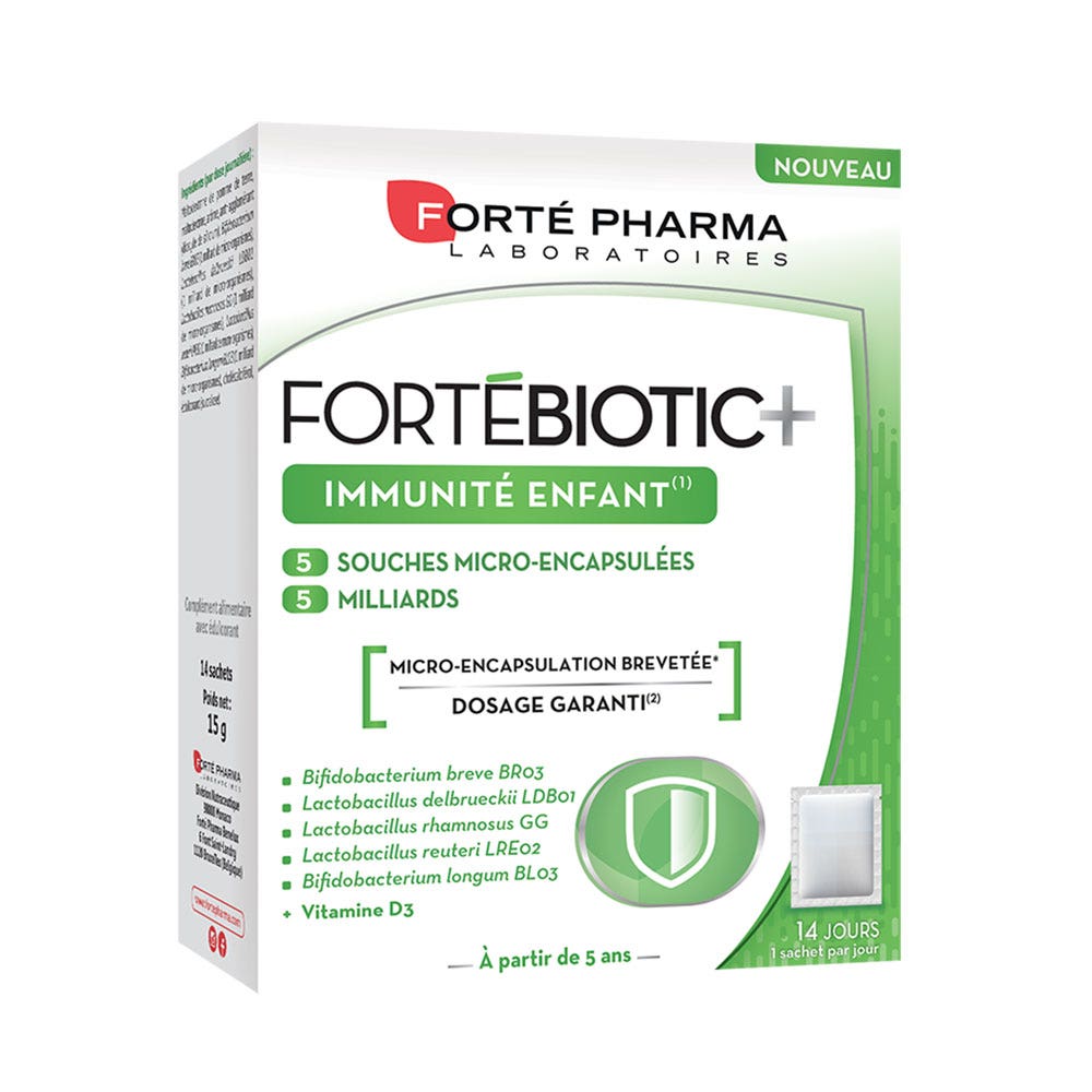 Forté Pharma Fortebiotic+ 14 Sachets Immunity for children - Easypara