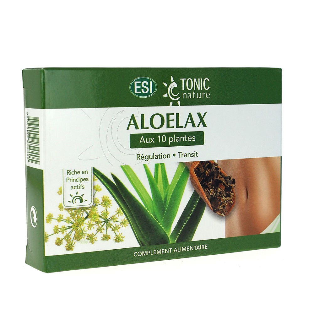 Tonic Nature Aloelax Transit With Ten Herb Plants X 40 Tablets - Easypara