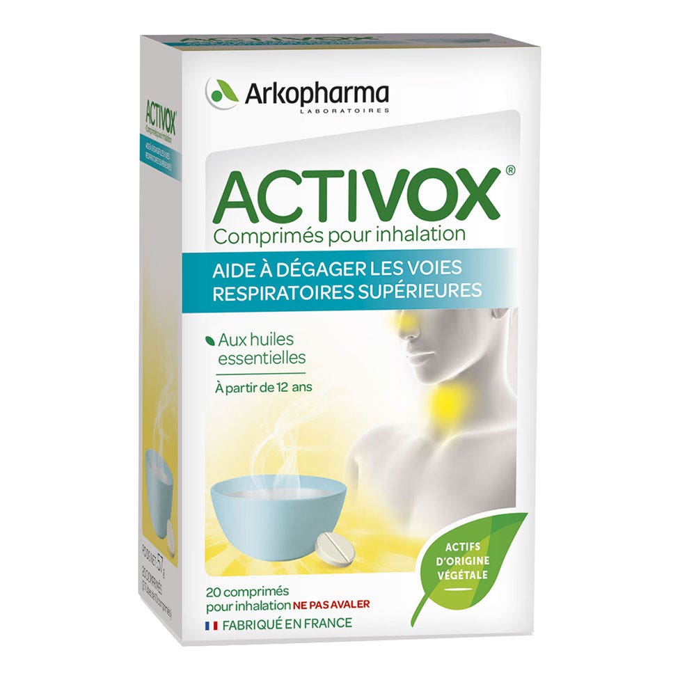 Arkopharma Activox Inhalation Tablets X 20 20 Comprimés Pour Inhalation ...