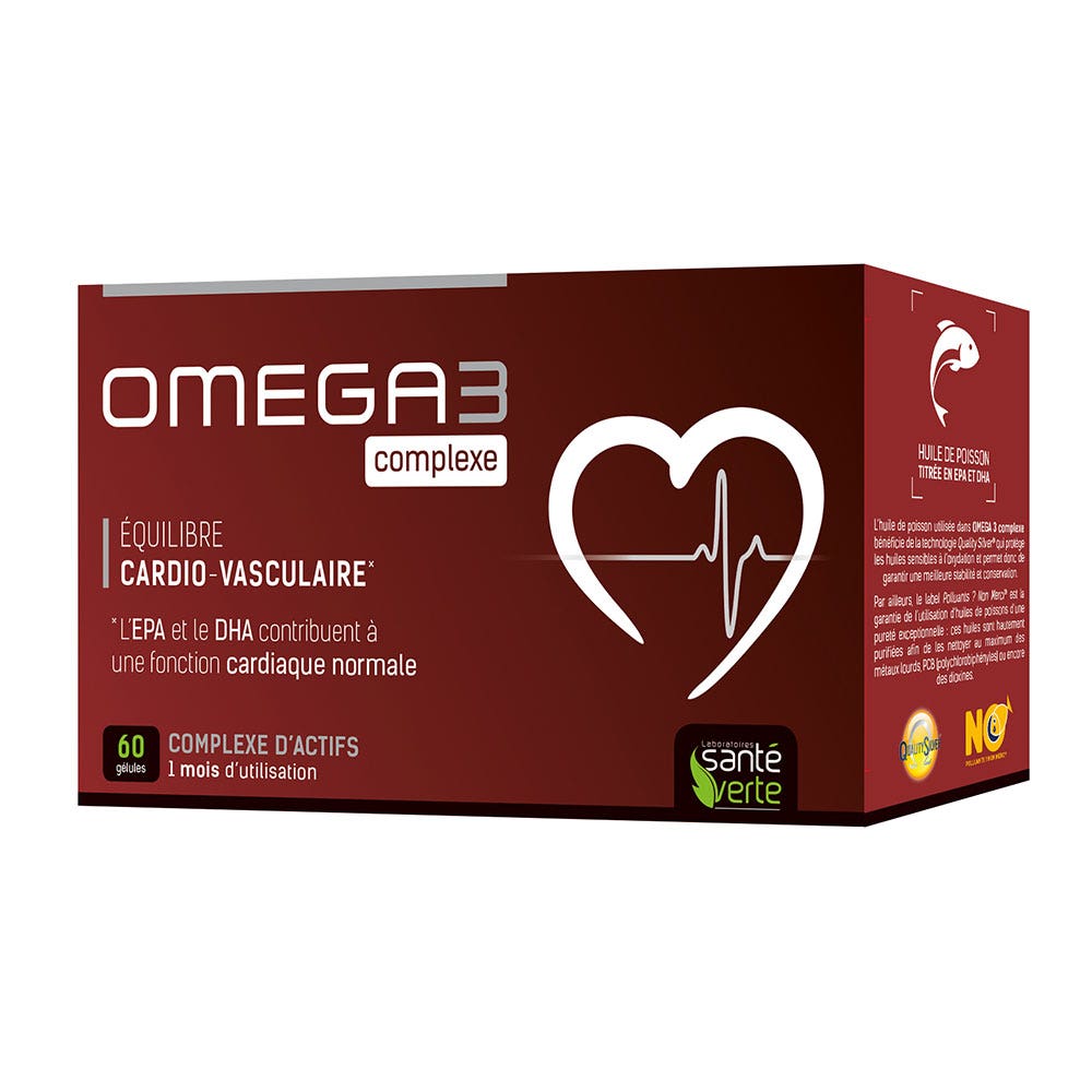 Sante Verte Omega 3 Complex 60 capsules - Easypara