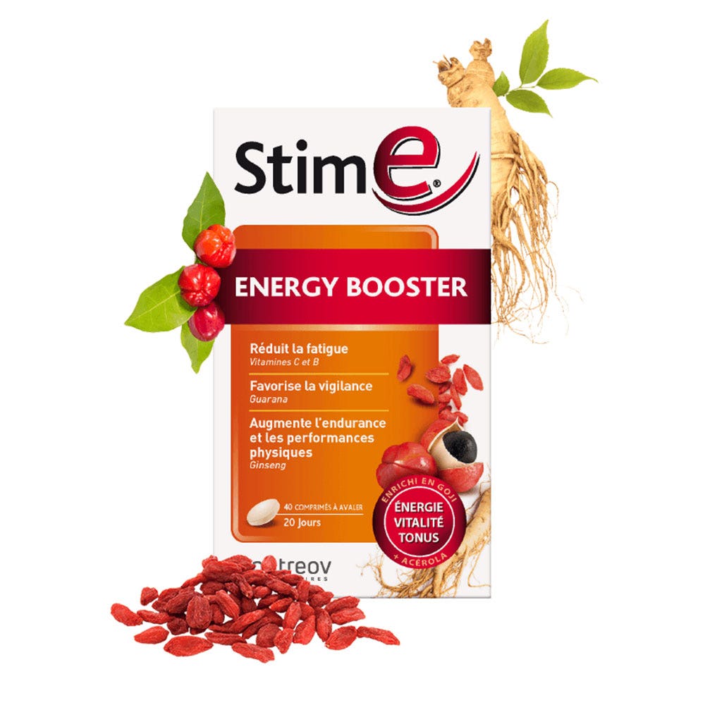 Nutreov Stim E Energy Booster 40 Comprimes 40 Comprimes - Easypara