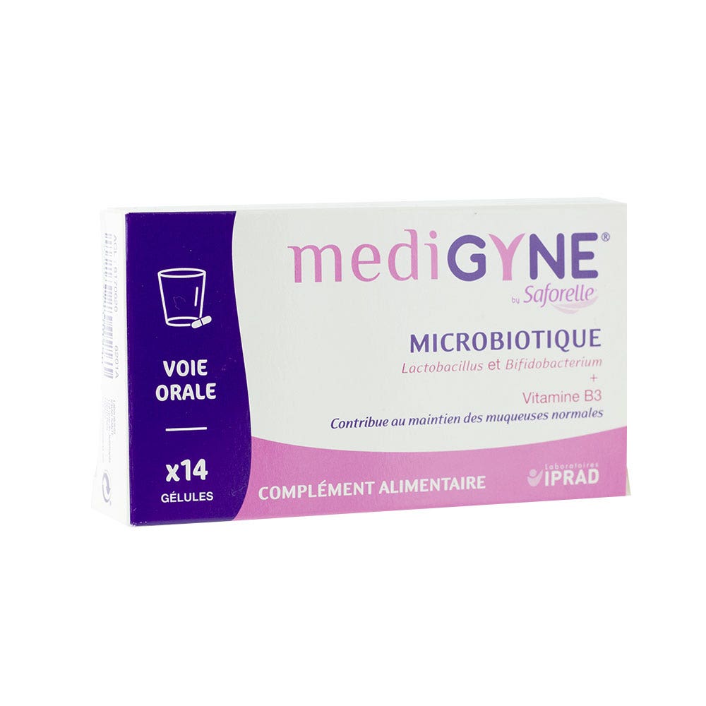 Saforelle Medigyne Oral Microbiota 14 Gelules - Easypara