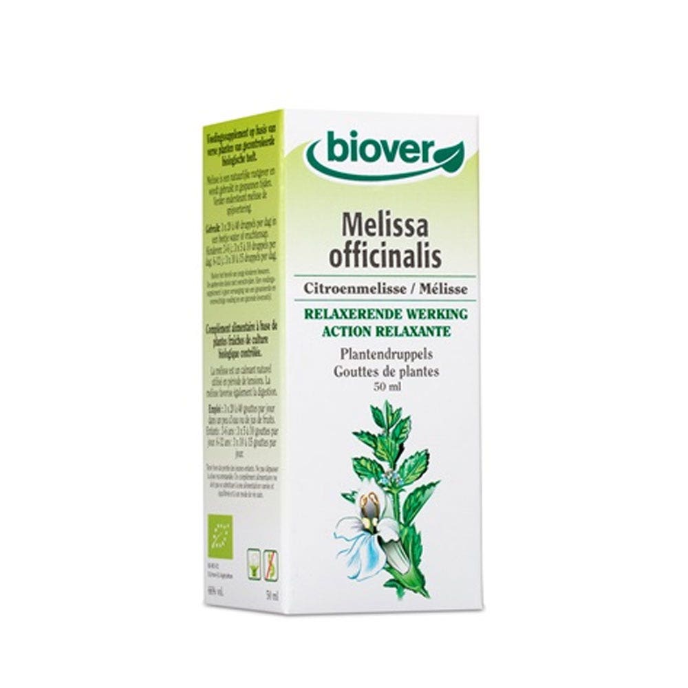 Biover Lemon Balm Herbal Drops 50ml - Easypara