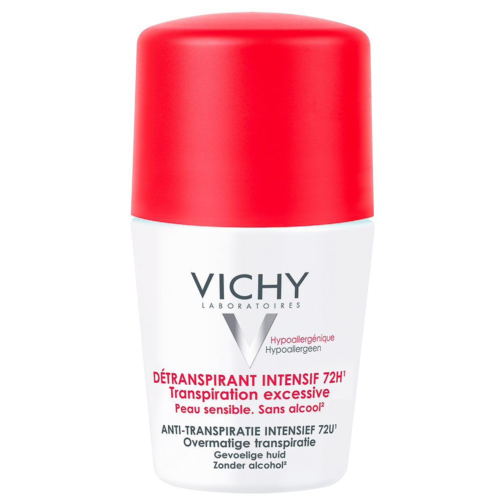 Vichy Deodorants Intense Anti-Perspirant Roll On Sensitive skin 50ml ...