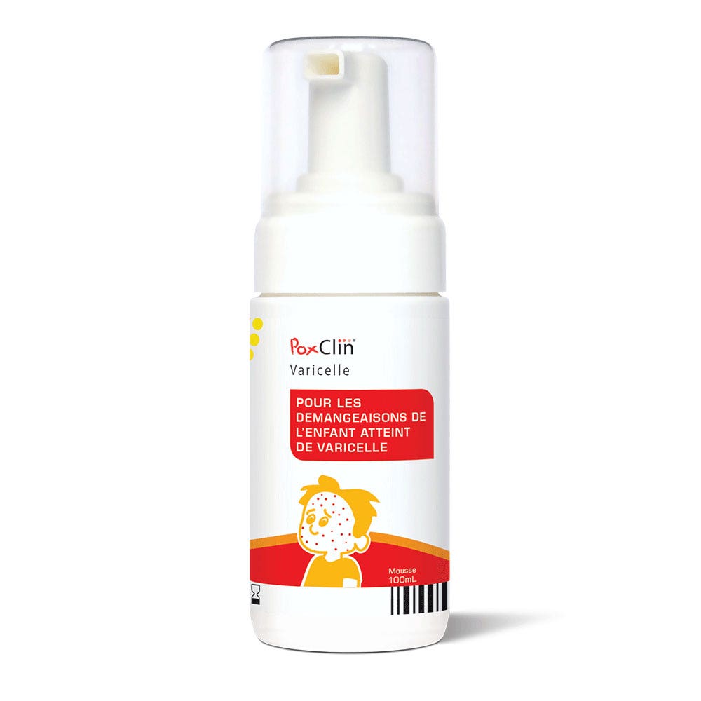 Poxclin Soothing Foam Pump Bottle Chickenpox 100 ml - Easypara