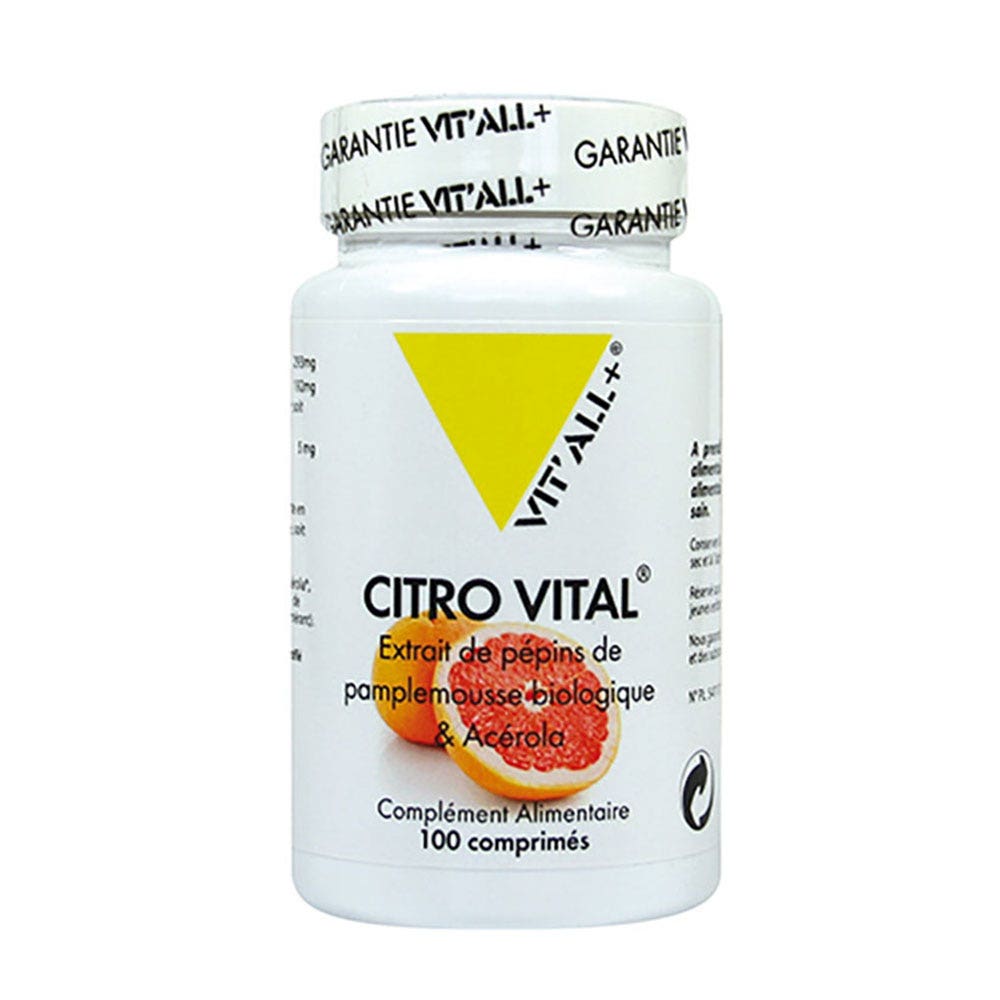 Vit'All+ Citro Vital 100 Tablets - Easypara