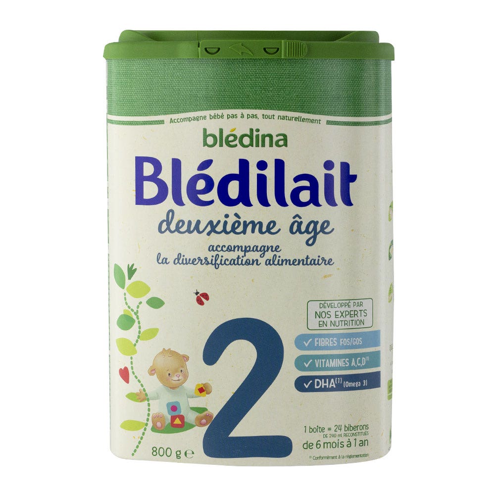 Blédina Bledilait 2 Powdered Milk Age 6 - 12 months 800g - Easypara