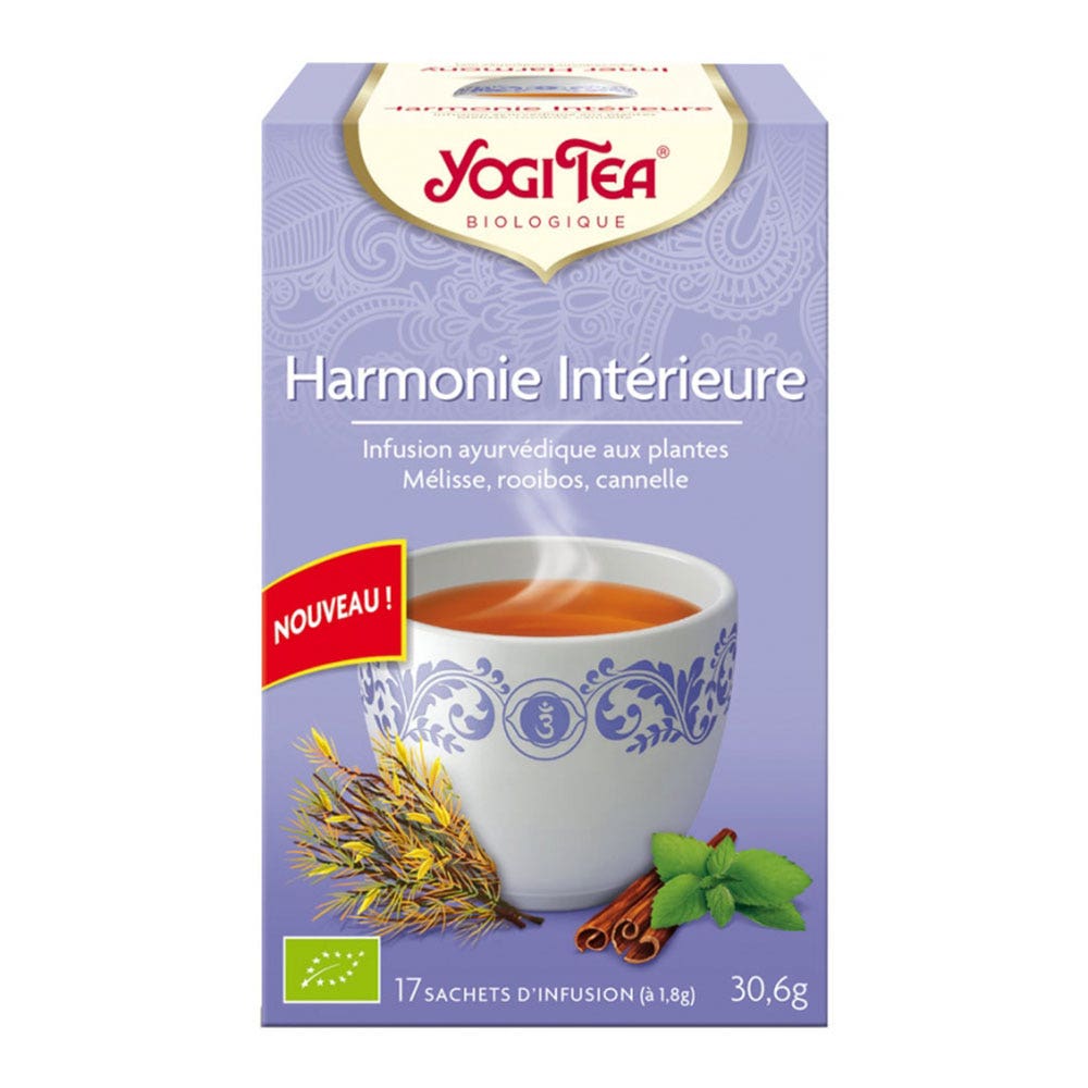 Yogi Tea Organic Herbal Teas Harmonie Intérieure 17 bags - Easypara