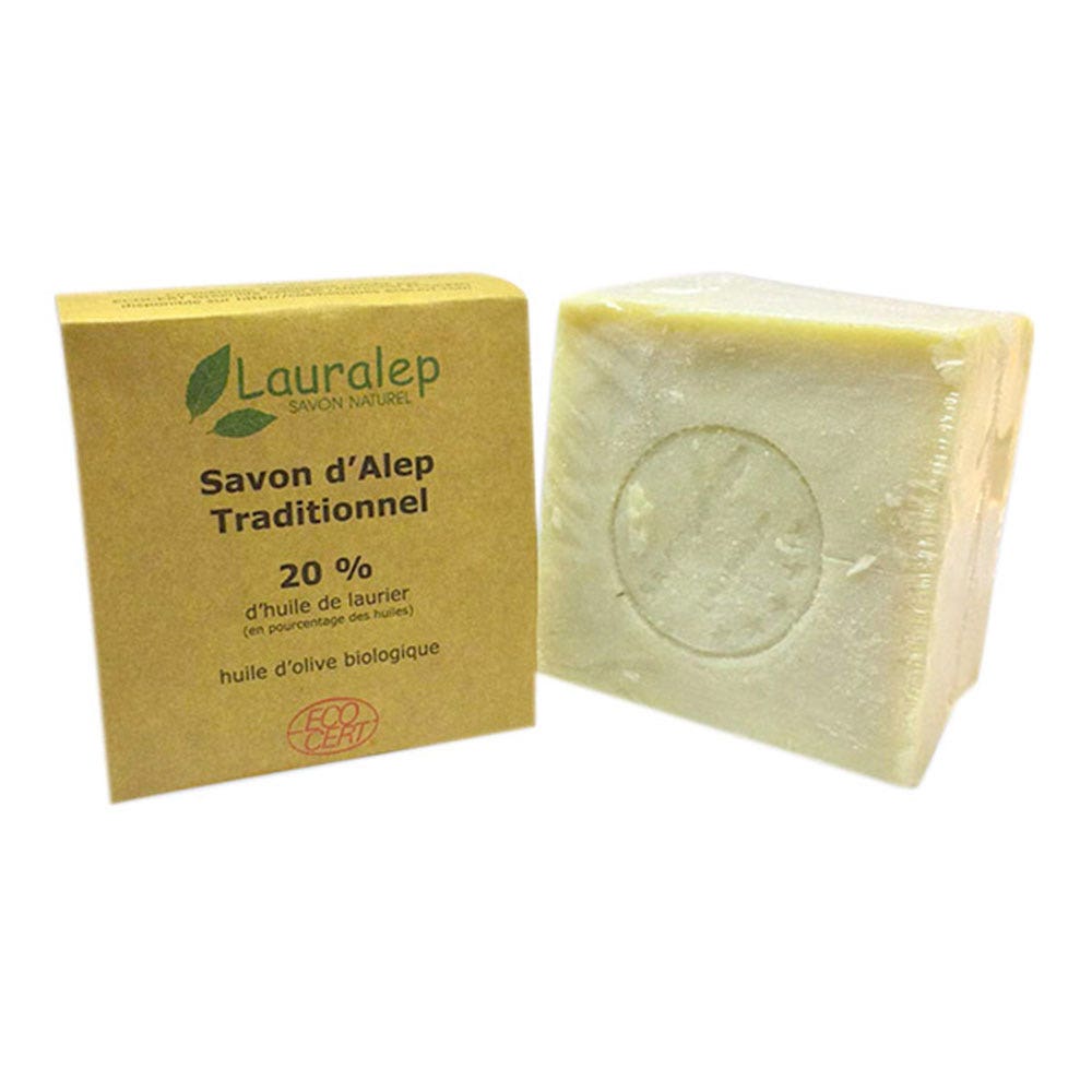 Lauralep Traditional Aleppo Soaps 20% Ecocert 200g - Easypara