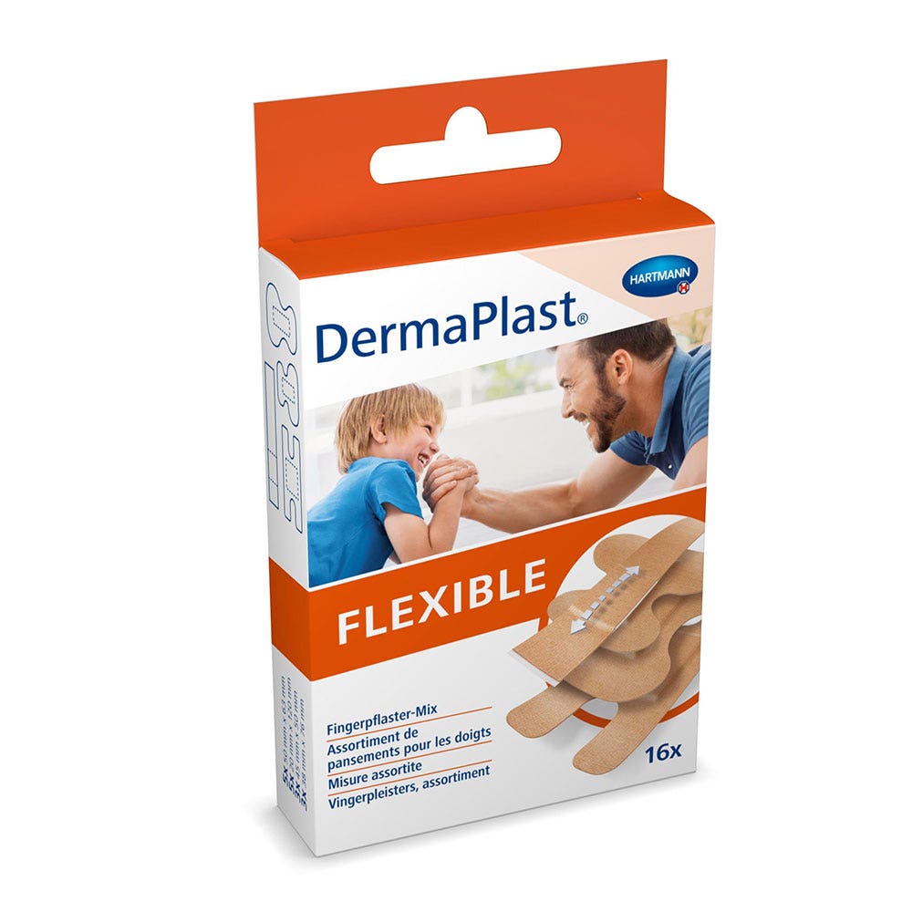Hartmann Dermaplast Classic Plasters Flexible Special fingers x16 ...