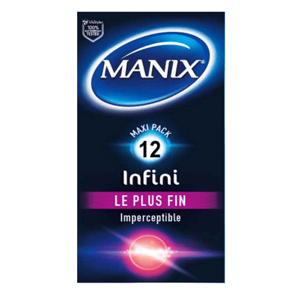 Manix Infini Imperceptible Condoms x12 - Easypara