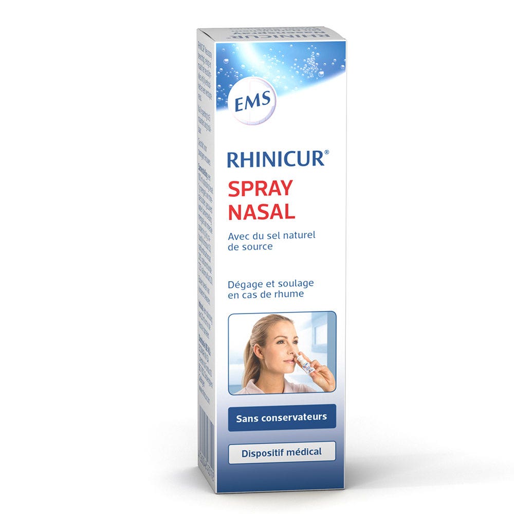 Rhinicur Spray Nasal Natural spring salt 20ml - Easypara