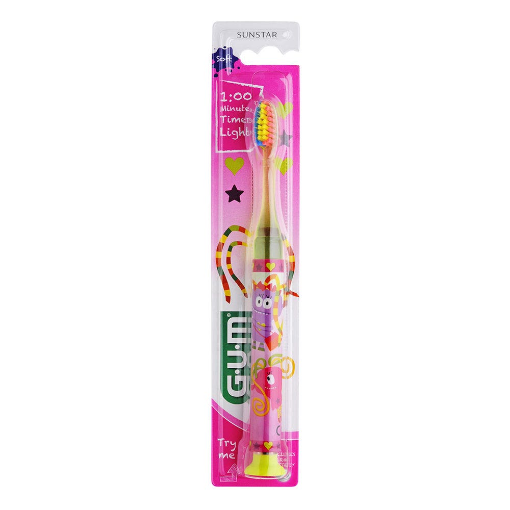 Gum Gum Child Soft Toothbrush With Timer Light From 7 Years Old - Easypara