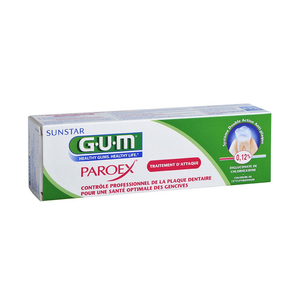 Gum Paorex Anti-plaque Toothpaste 75ml - Easypara