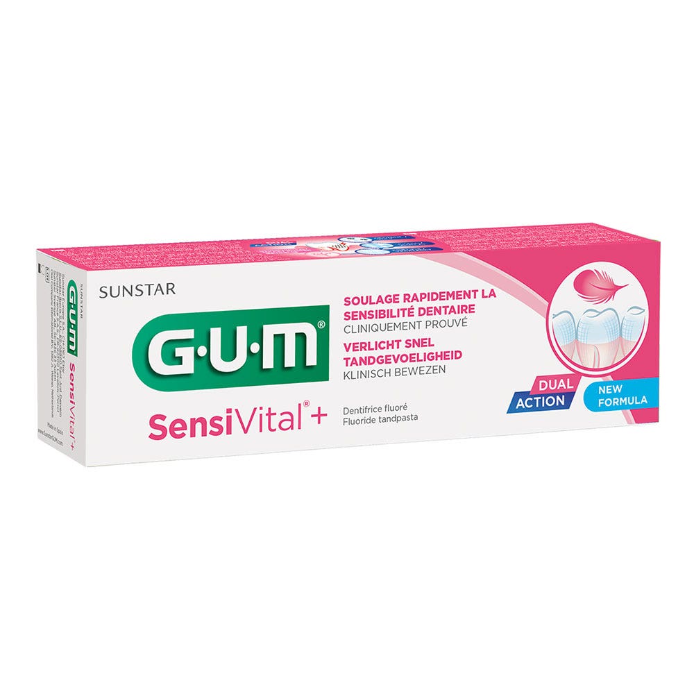 Gum SensiVital+ Toothpaste Sensitive Teeth 75ml - Easypara