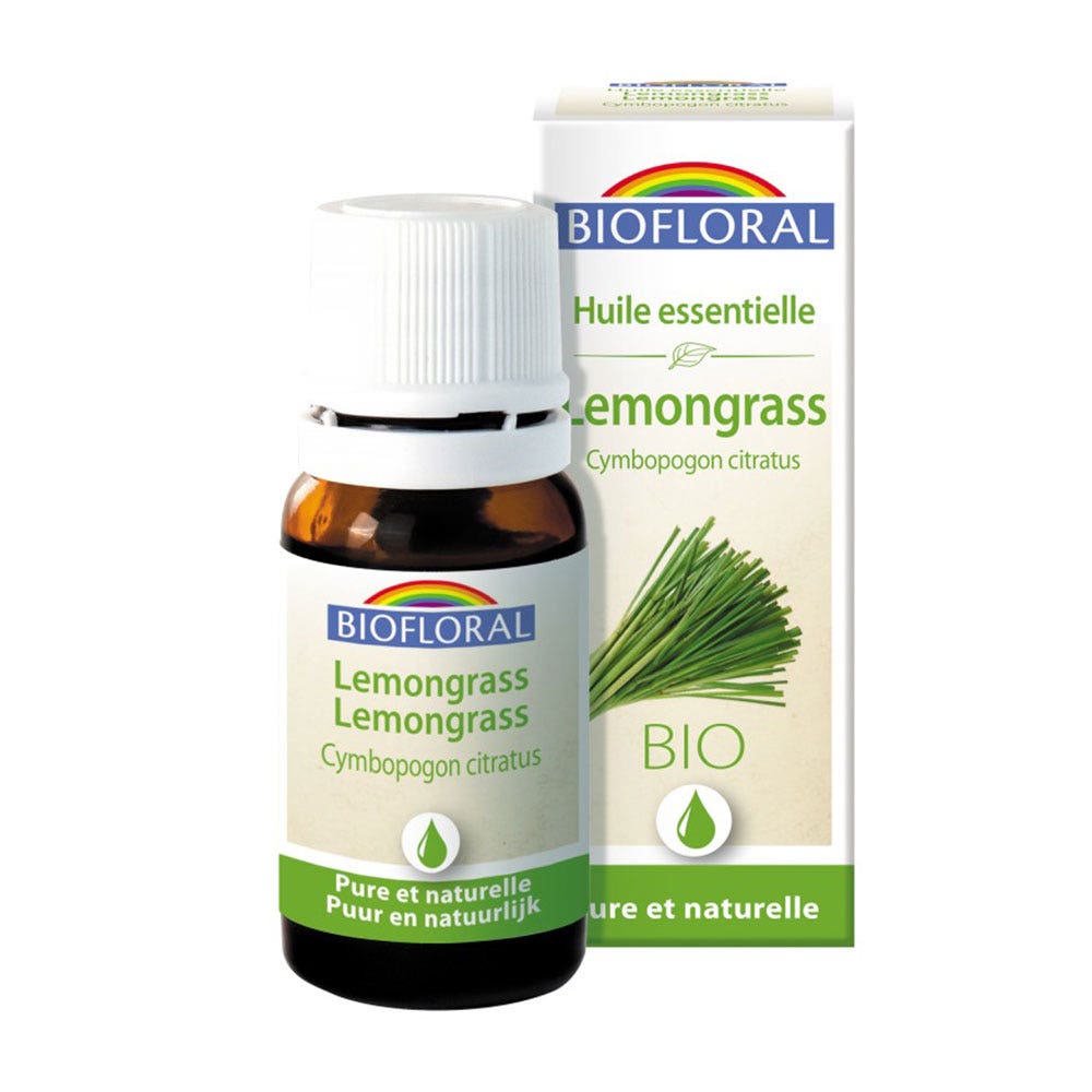 Biofloral Lemongrass cymbopogon Bio Essential Oil 10ml - Easypara