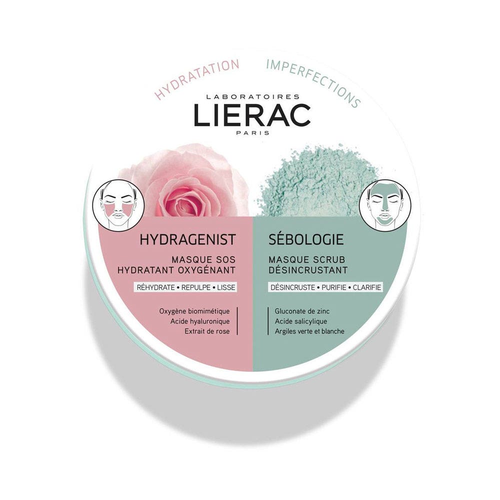 Lierac Sébologie Duo Masks Hydragenist 2x6ml - Easypara