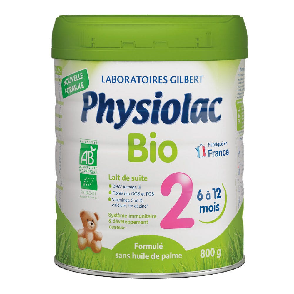 Physiolac Milk Powder 2 Bioes From 6 to 12 months - Easypara
