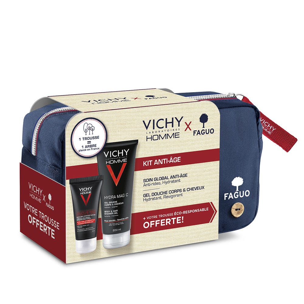 Vichy Man Face & Body Anti-Wrinkle Kit for Men 300ml - Easypara