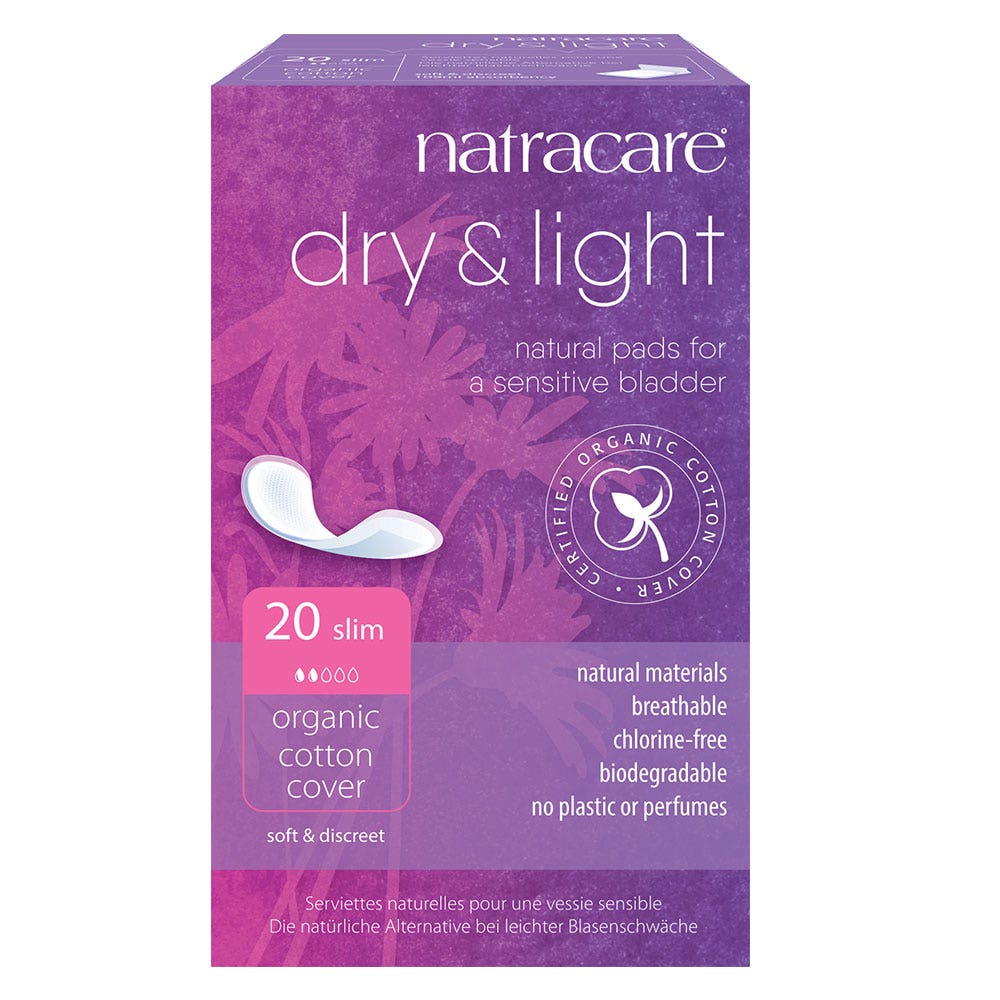 Natracare Slim Dry & Light Incontinence Pads Box Of 20 - Easypara