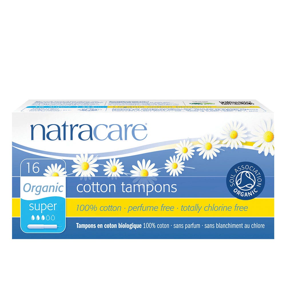 Natracare Bioes Tampons With Super Applicator + Box Of 16 - Easypara