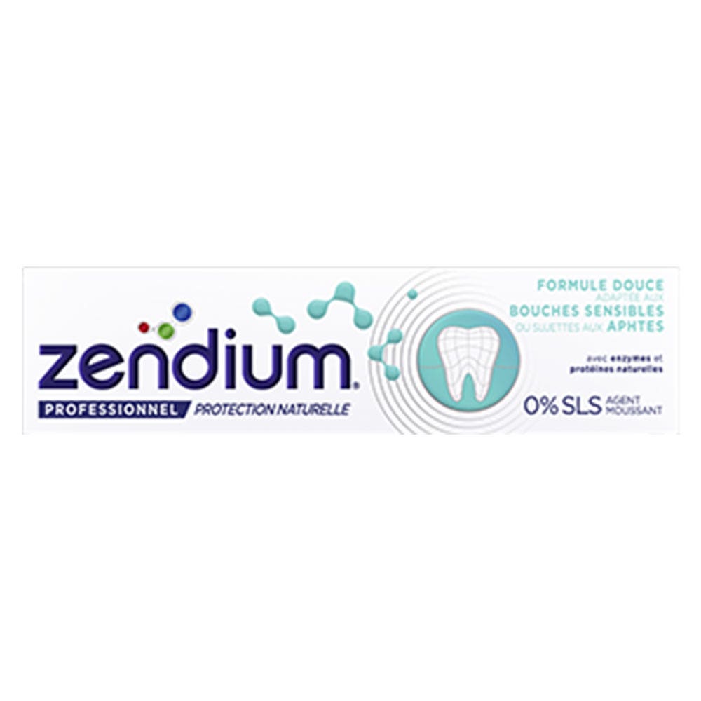 Soft Toothpaste Sensitive Mouth Prone To Ulcer 75 ml- Zendium - Easypara