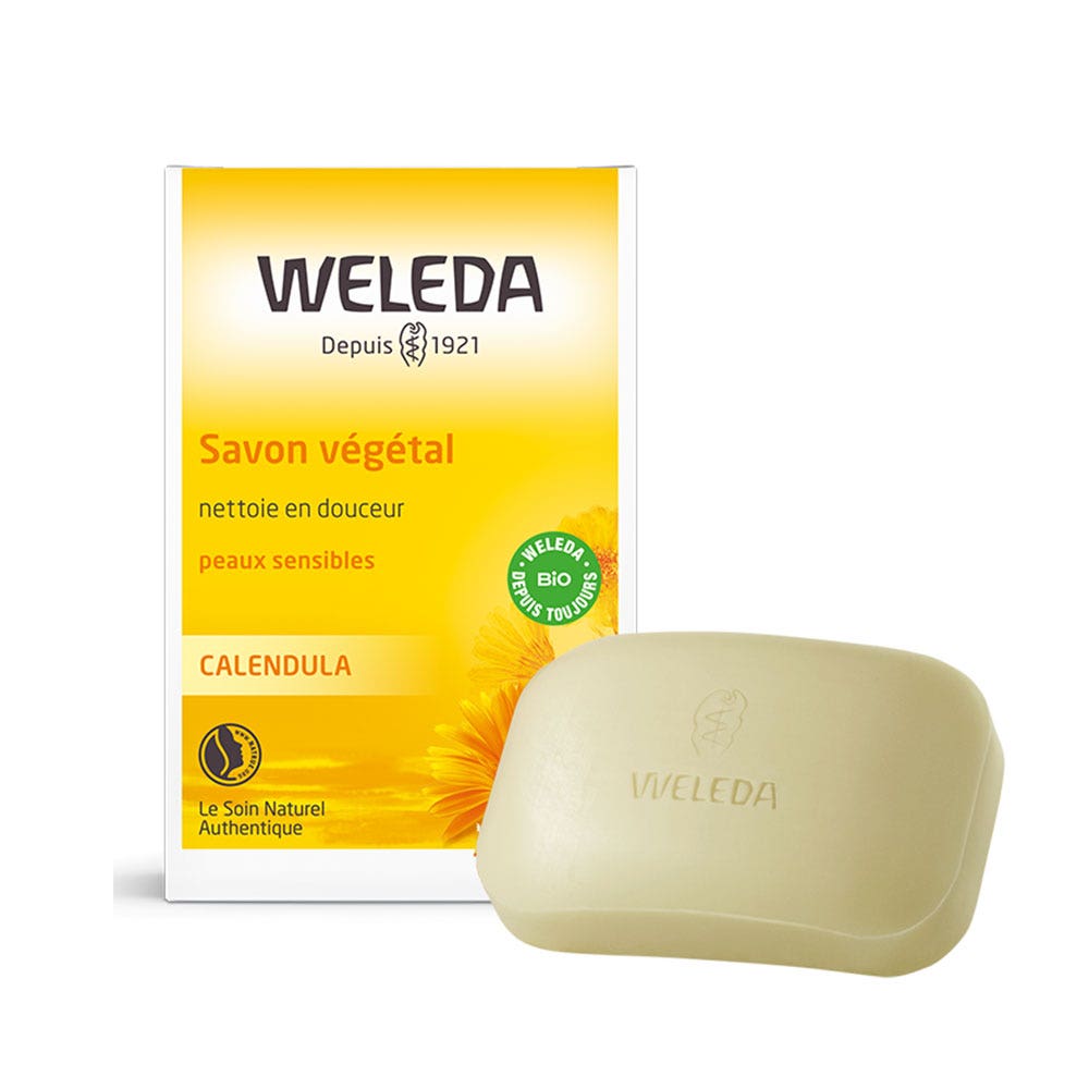 Weleda Calendula Plant-based soap Peaux Sensibles 100g - Easypara