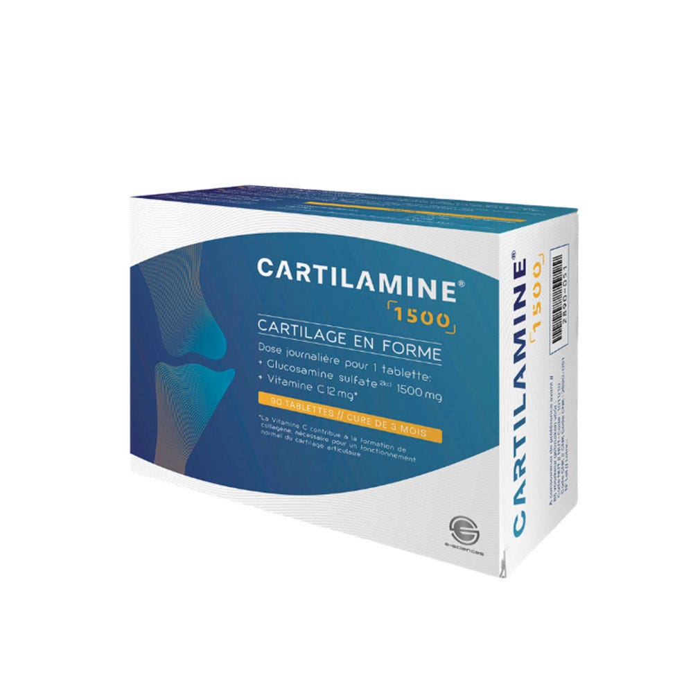 Effi Science Cartilamine 1500 Cartilage en forme 90 Tablets - Easypara