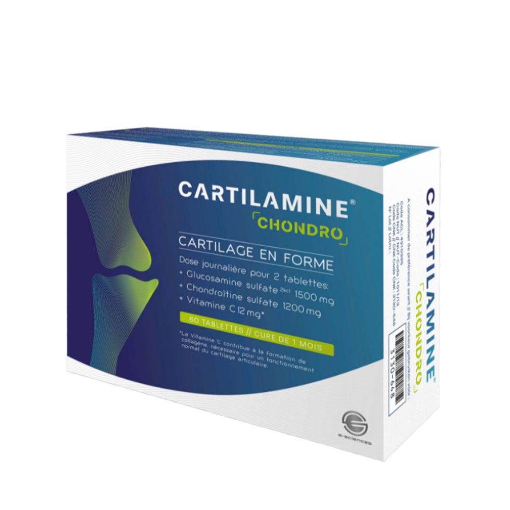 Effi Science Cartilamine Chondro 60 Tablets Joints Comfort Cartilage en ...