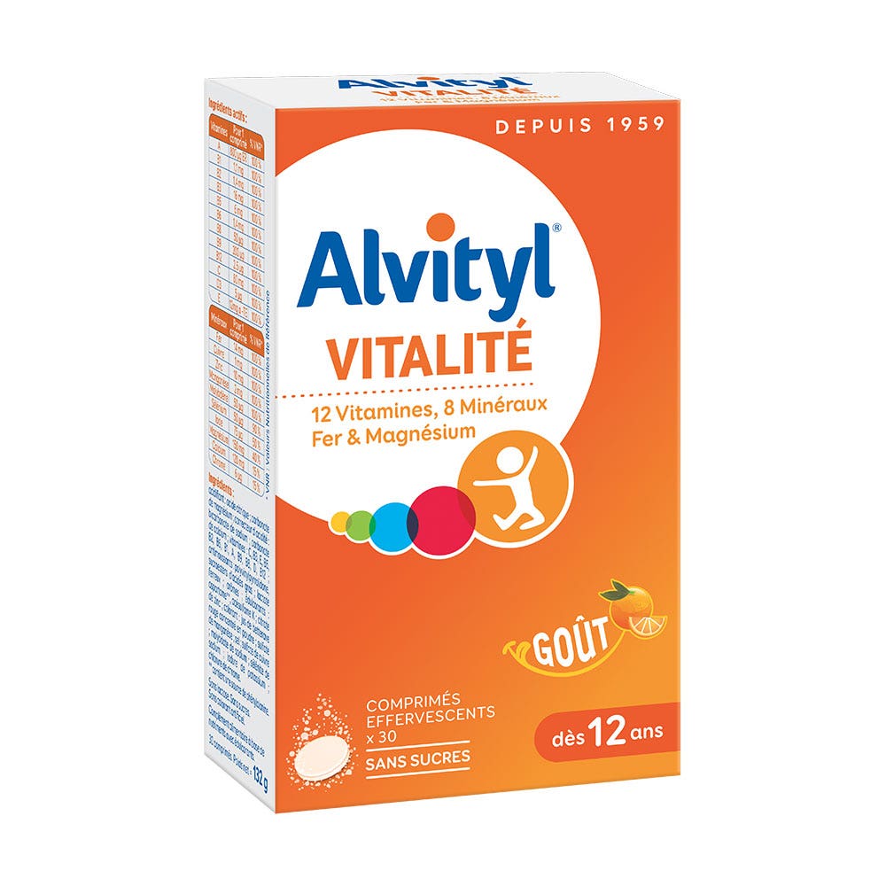Alvityl Vitality 30 Effervescent Tablets - Easypara