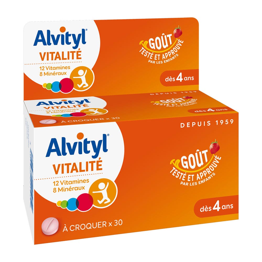 Alvityl Alvityl Vitalite X 30 Chewable Tablets Strawberry Flavour Gout ...
