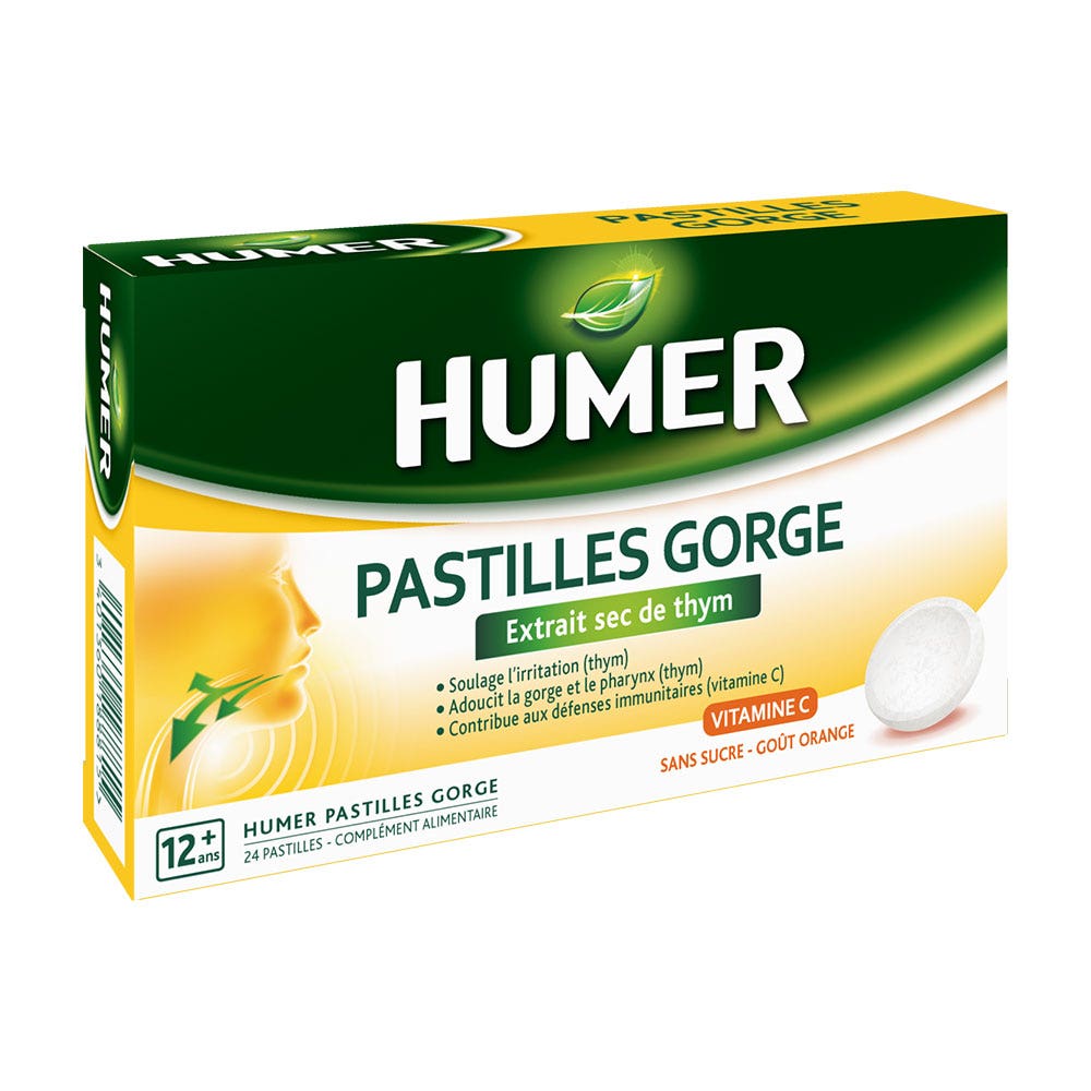 Humer Sore Throat X 24 Lozenges - Easypara