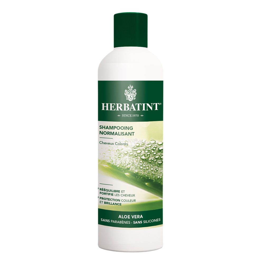 Herbatint Normalising Shampoo With Aloe Vera Cheveux colorés 260ml ...