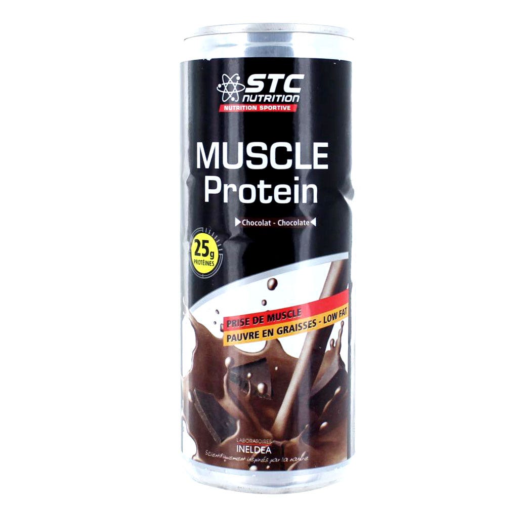 Stc Nutrition Stc Muscle Protein Canette Chocolat 250ml - Easypara