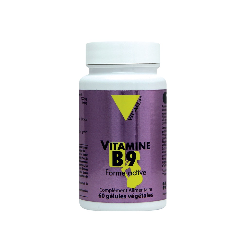 Vit'All+ VITAMIN B9 Quatrefolic® 400µg 60 capsules - Easypara