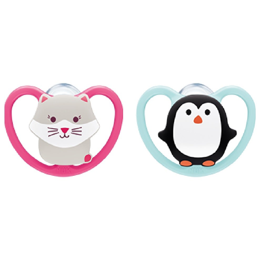 Nuk Space Physiological Soother Space Monochrome 18 to 36 months x2 ...