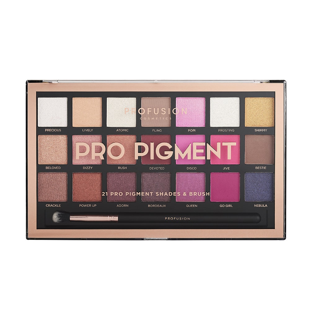 Profusion Cosmetics 21 Shades Pro Pigment Eye Palette - Easypara