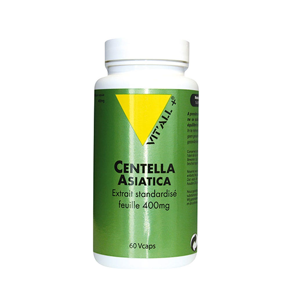 Vit'All+ Centella Asiatica 400mg 60 Vegetable Capsules - Easypara